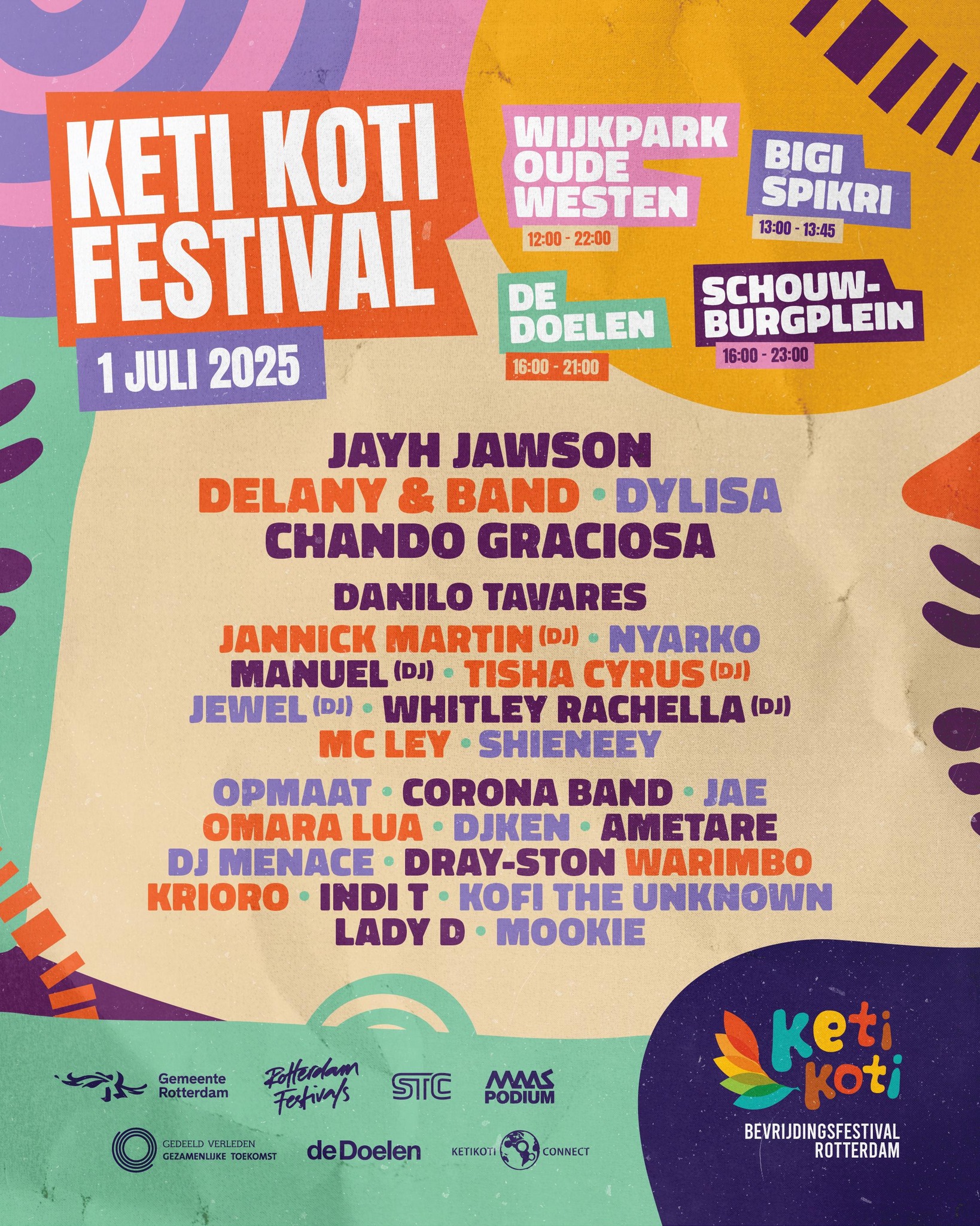 Keti Koti Festival | 1 juli 2025 | Gebiedsgids.nl